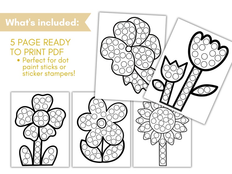 Do a Dot Printables, Dot Marker Pages, Dot Coloring Page, Dot a Dot ...