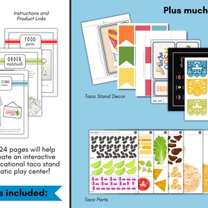 Cinco De Mayo, Dramatic Play Printables, Taco Stand Dramatic Play ...