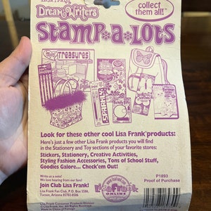 NEW RARE Vintage Lisa Frank Dreamwriters Stamp Set - Etsy