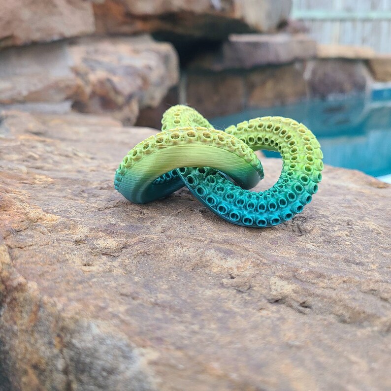 Infinite Tentacle Infinite Loop 3D Print Various Colors - Etsy