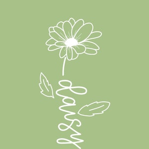 April daisy Digital Print - Etsy