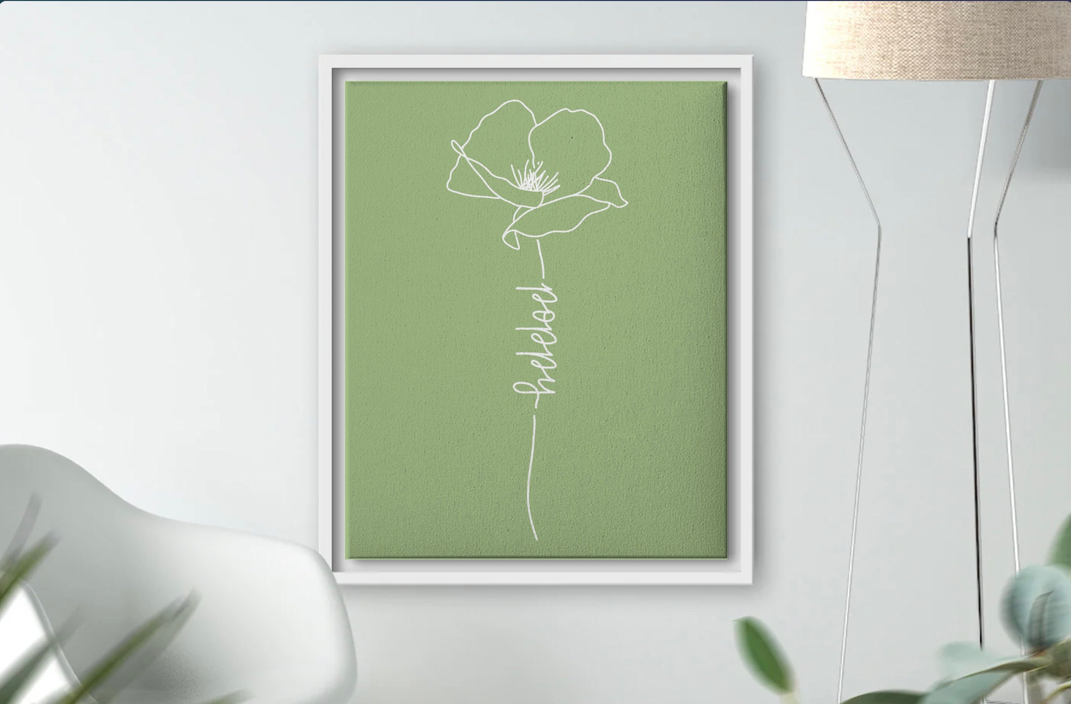 August poppy Digital Print - Etsy