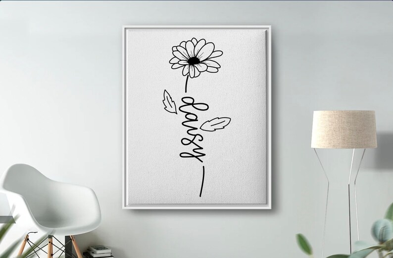 April daisy Digital Print - Etsy