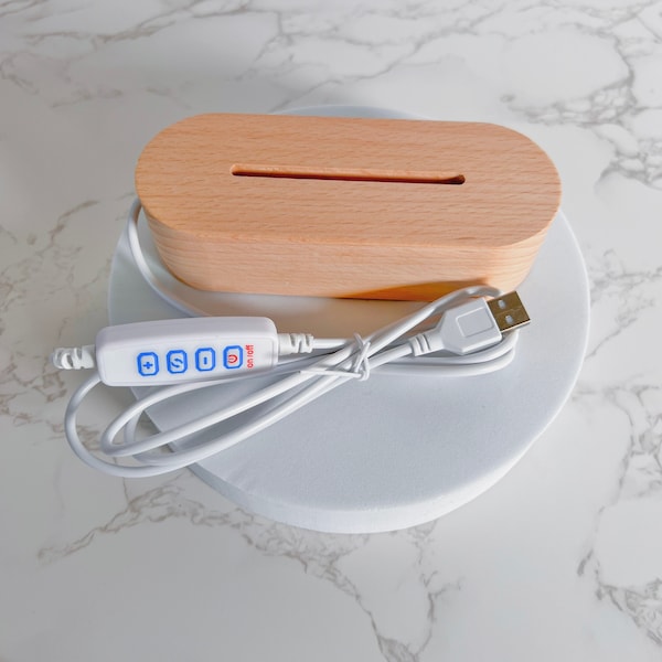 Led Acrylic Lamp Base - Etsy