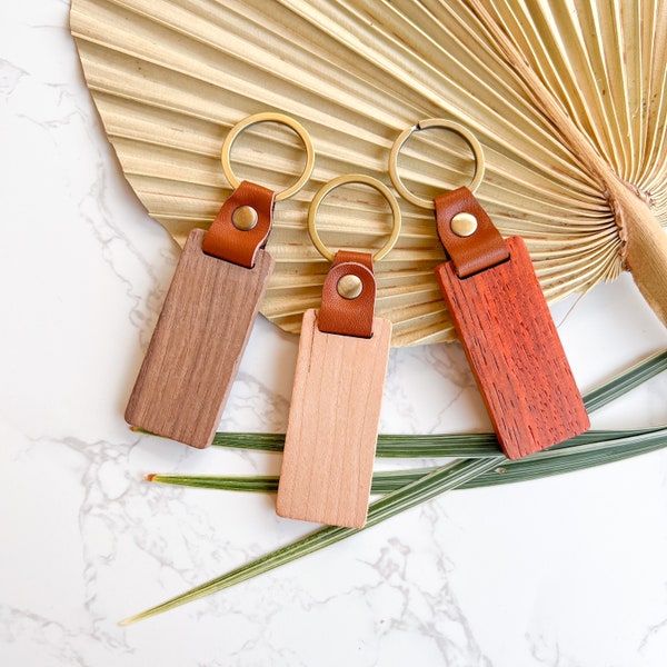 Wood Keychains - Etsy