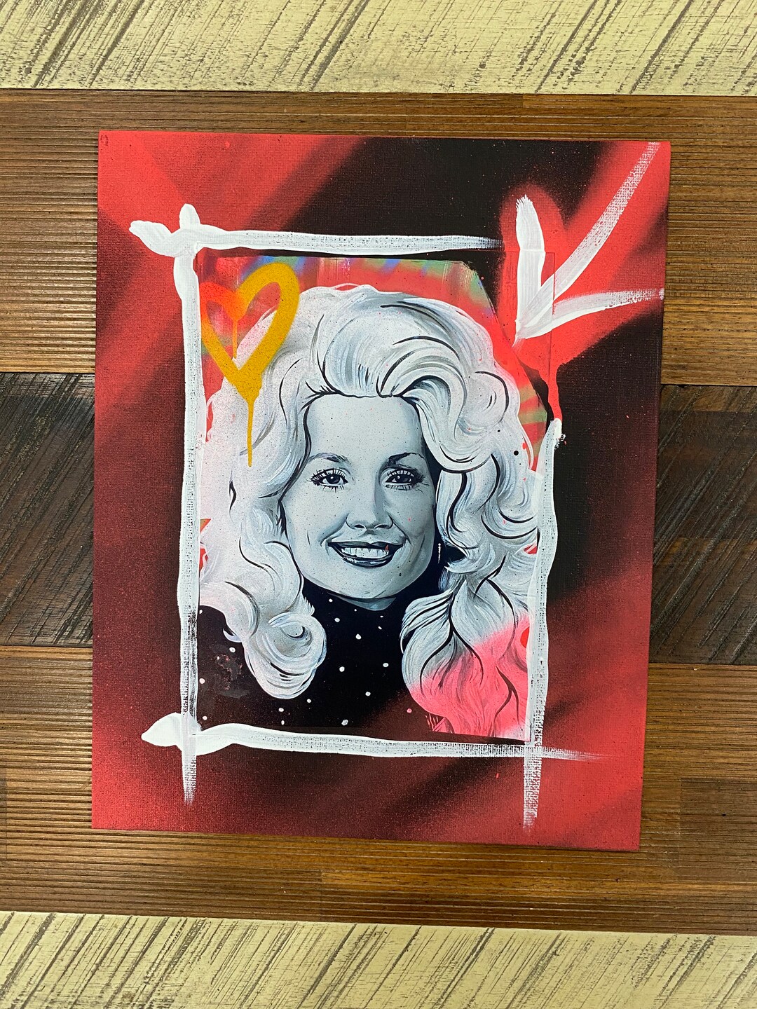 Embellished 8x10 Dolly Print on Canvas - Etsy