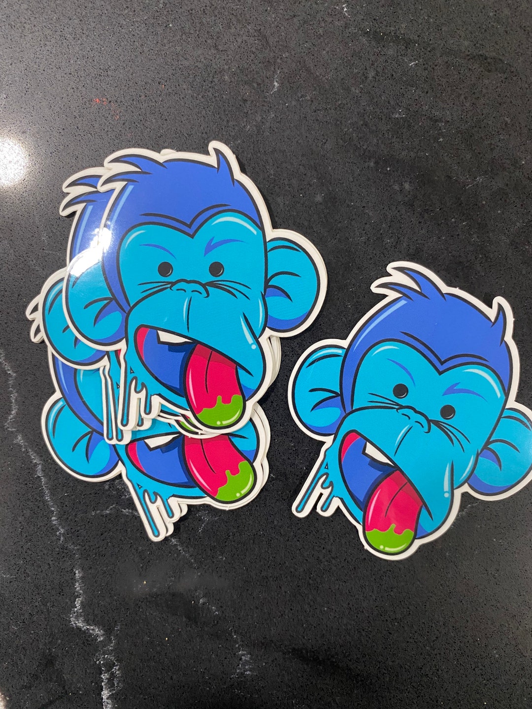 Monkey Sticker - Etsy