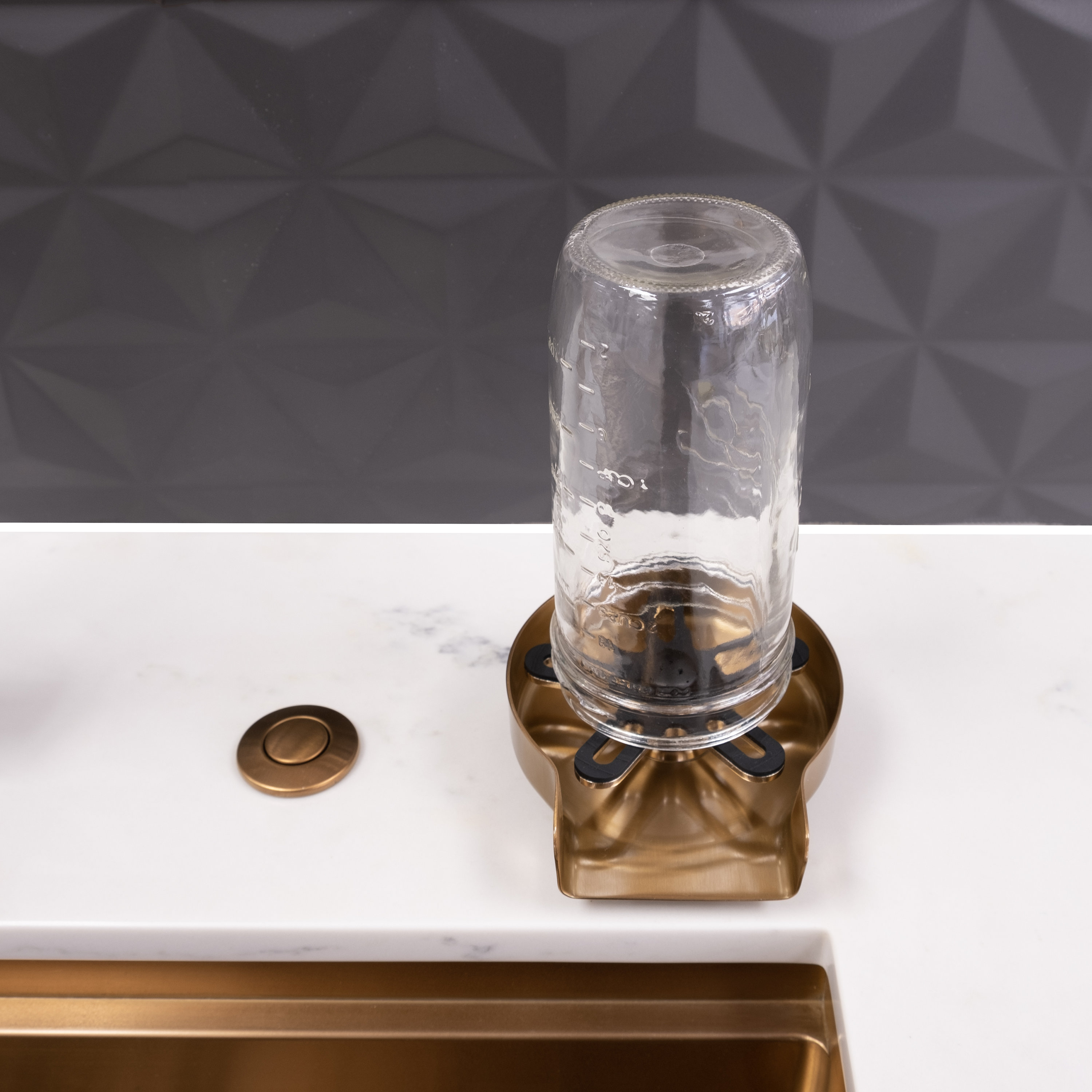 Stainless Steel Brushed Copper Glass Rinser ETSY-CR100-COP - Etsy