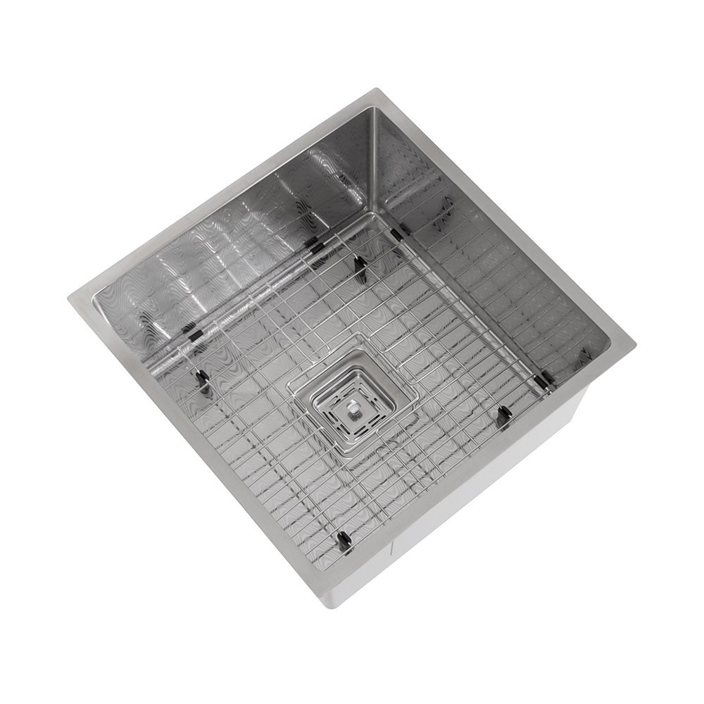 18 X 18 X 8 Stainless Steel Wave Pattern Undermount Single - Etsy