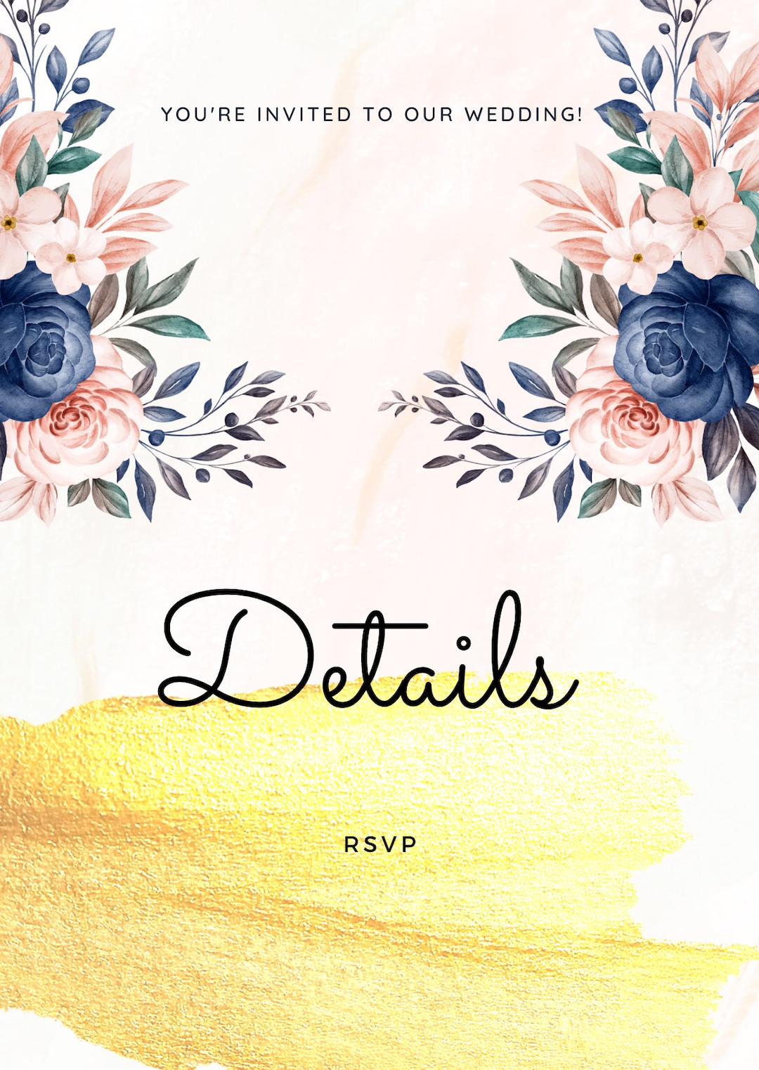 Wedding Invite Printable - Etsy