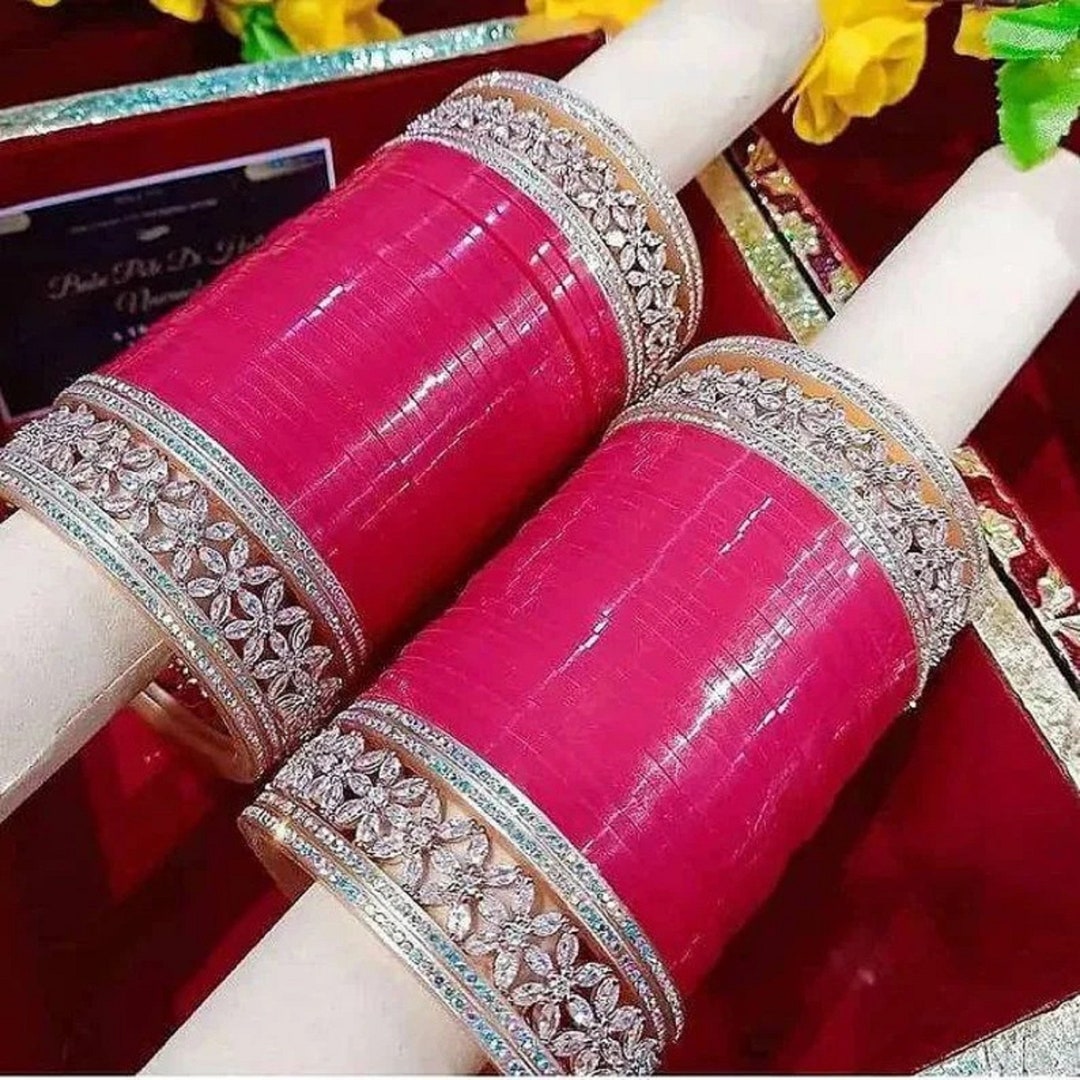 Indian Bridal Chura/choora Banglesbridal Churagolden - Etsy