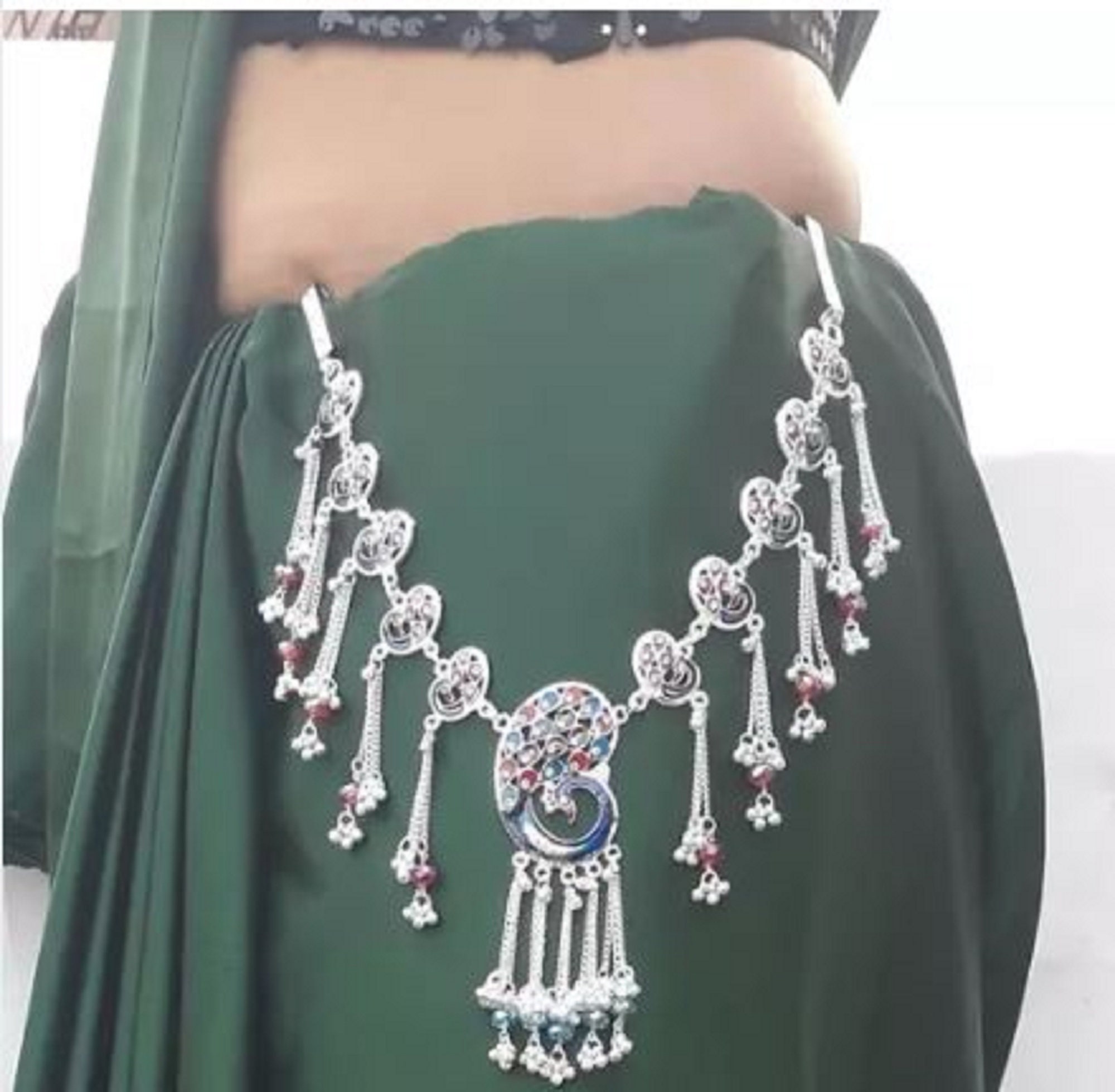 Saree Challa Kamarbandh, Kamarpatta Belly Hips Chain Waist Belt Indian ...
