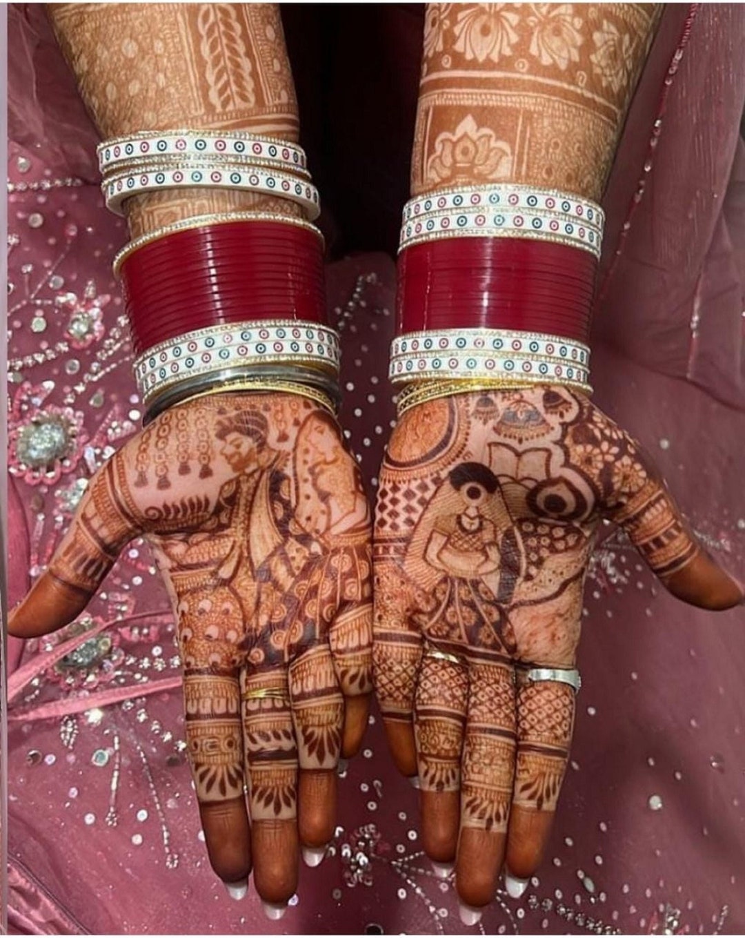 Punjabi Choora Indian Bangles Set Traditional Chooda Newly Married ...