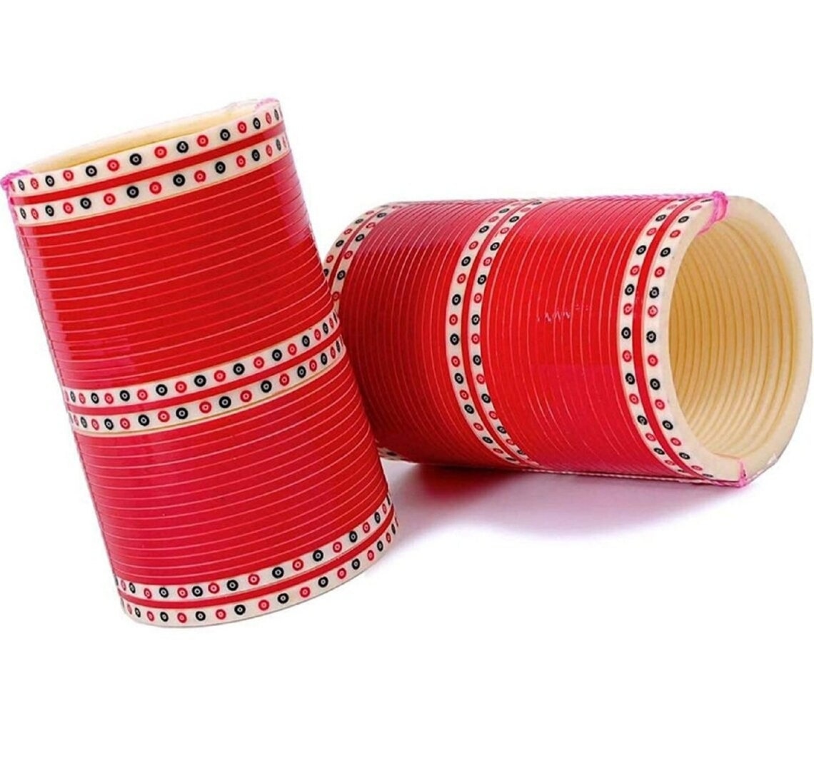 Indian Red Color Punjabi Chura Long Bridal Chura Set, Punjabi Wedding ...