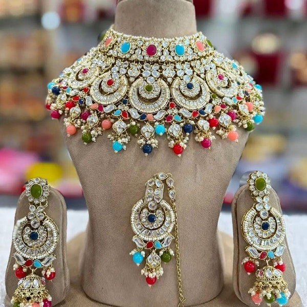 Pakistani Bridal Jewelry Set - Etsy