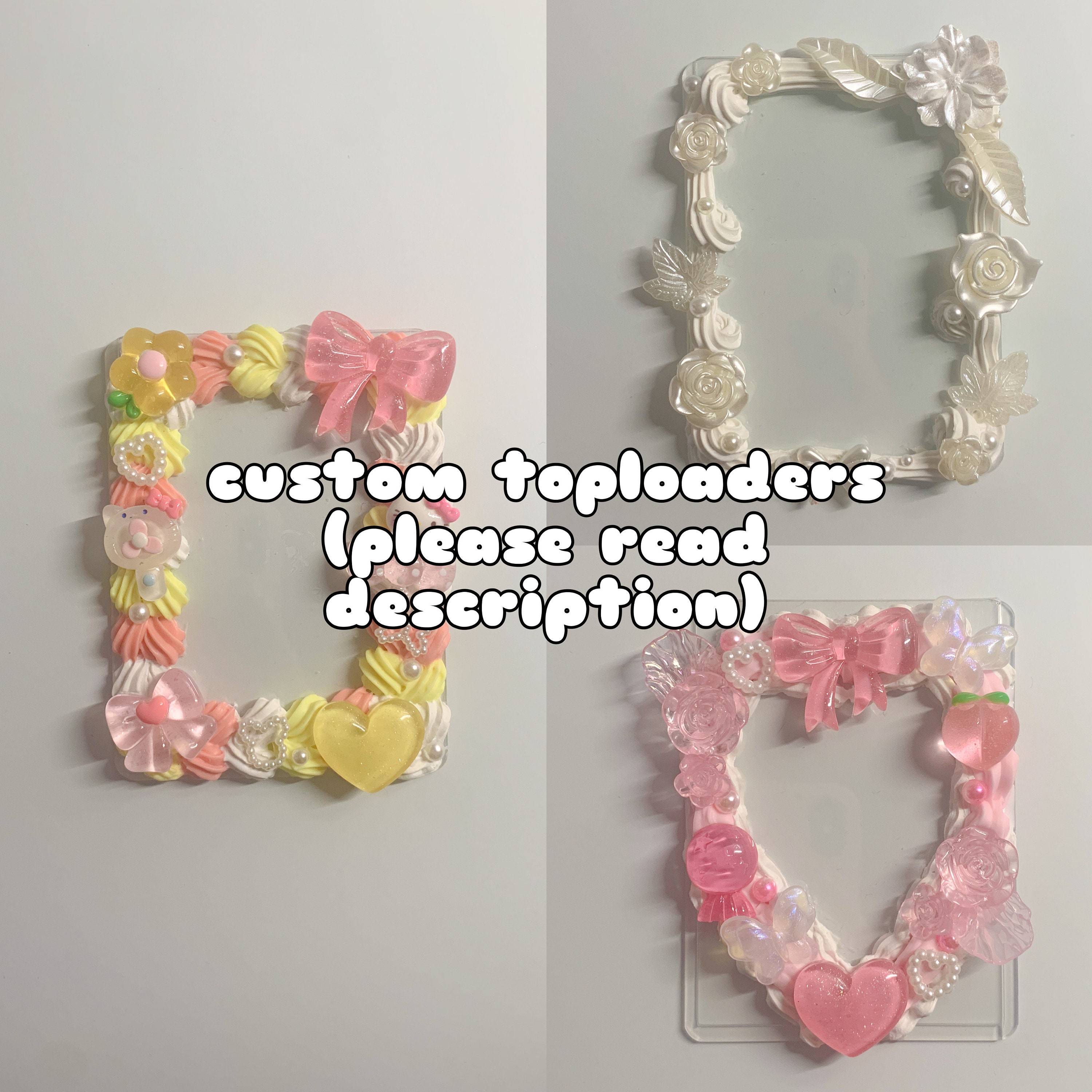 Custom Decoden Toploader / Kpop Decoden Toploader / Decorated - Etsy