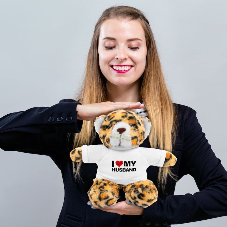 Personalized I Love My Girlfriend, Boyfriend, Wife, Fiance Stuffed ...