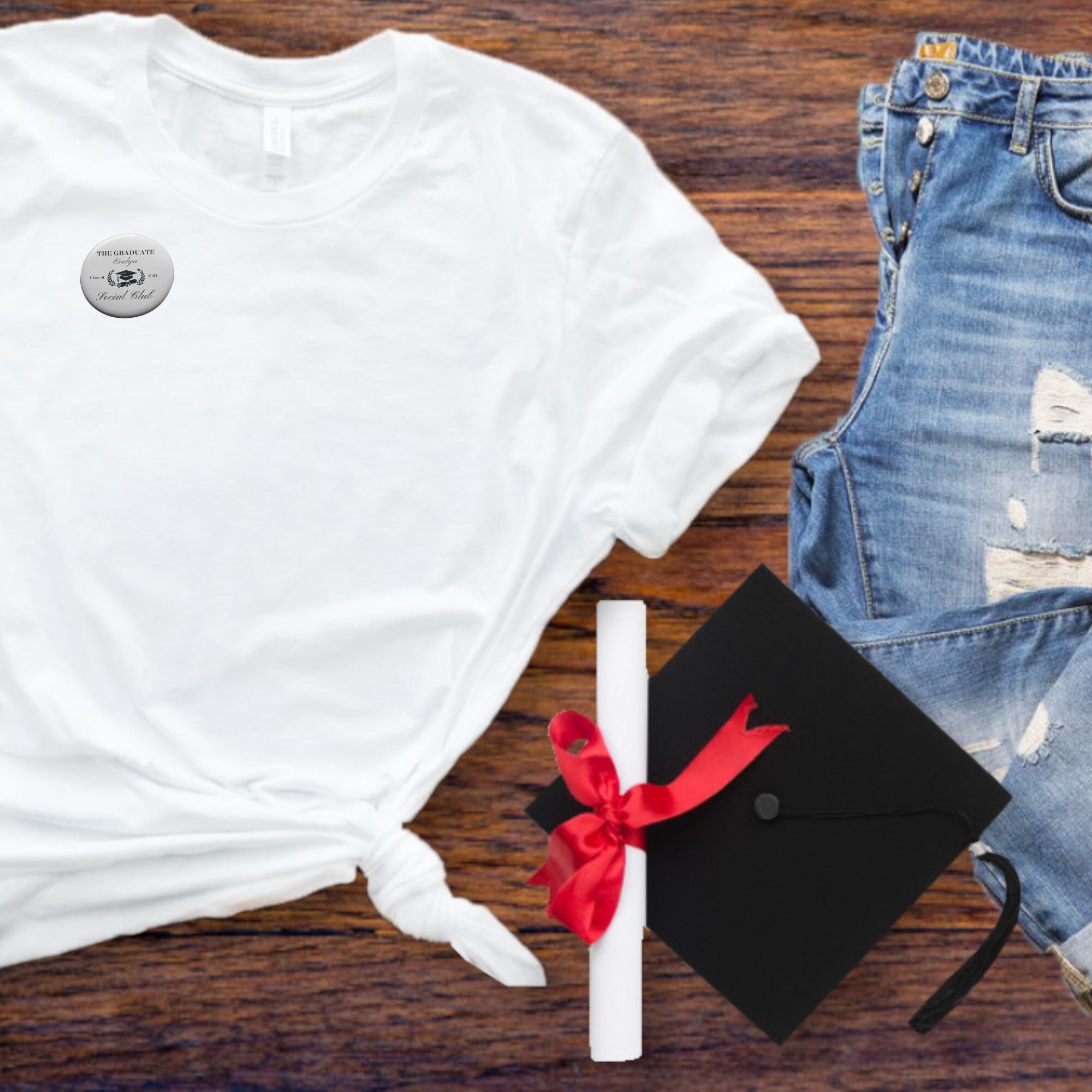 Custom Graduation Pin for Class of 2024 - Etsy