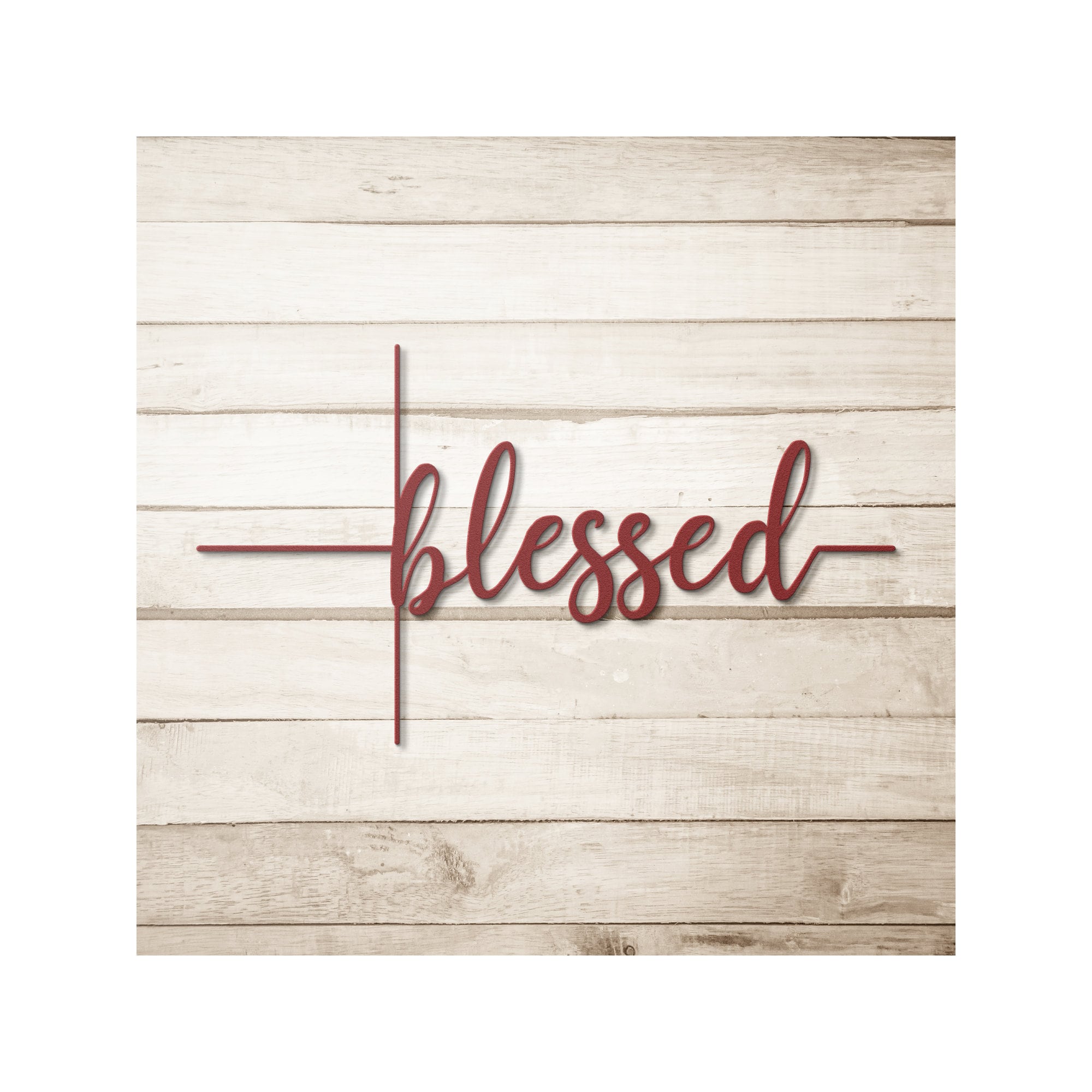 Metal Wall Art Blessed / Blessed Wall Decor/ Wall Art/ Wall Hangings ...