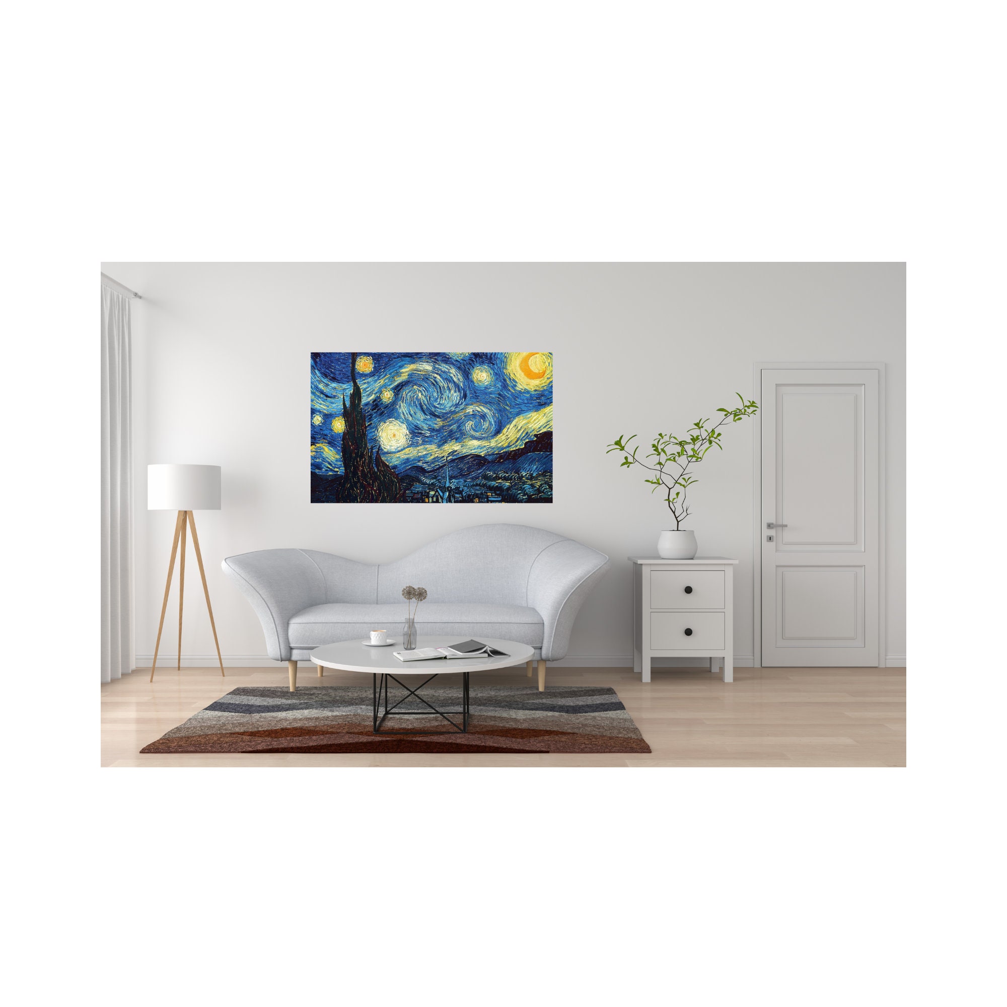 Van Gogh Starry Night Printable/ Digital/ Collectible Wall Art to Have ...