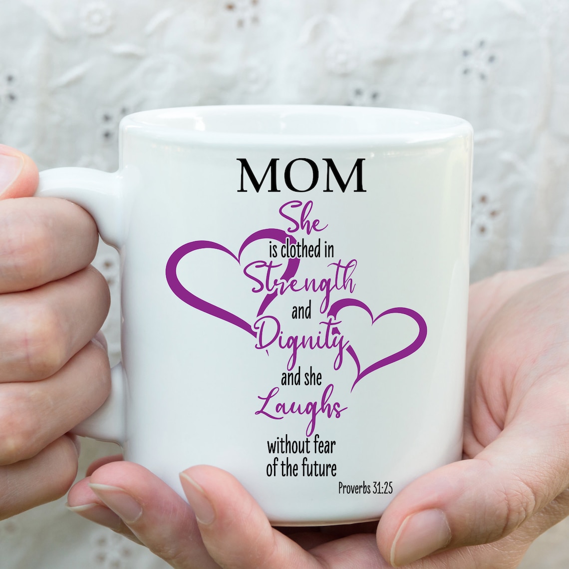 Mom Proverbs 31 Mug/ 11oz /ceramics/ Christian Gift/ Christian Mug ...