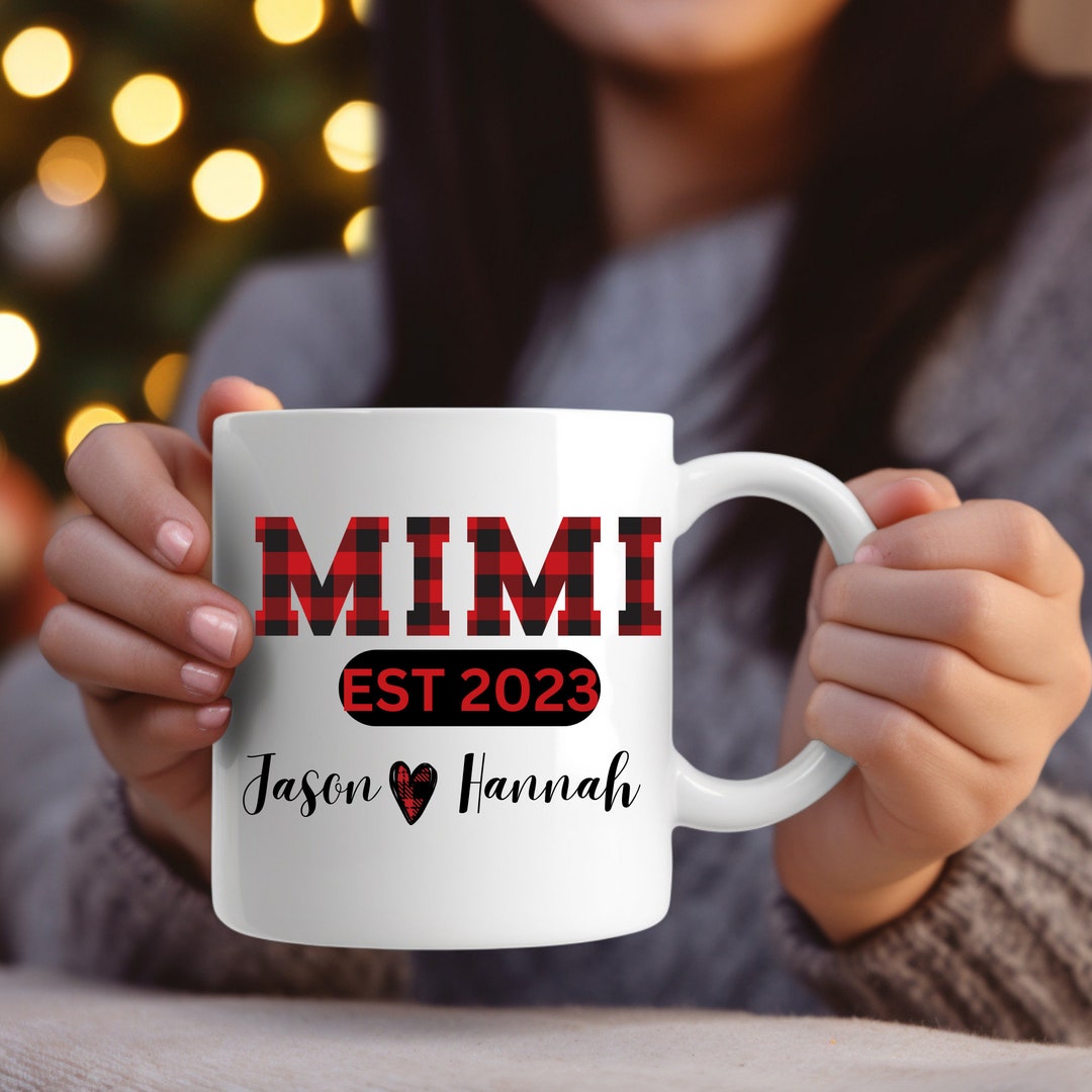 Custom MIMI, GIGI, NANA Mug With Names.mimi Mug.mimi Gift.mother's Day ...
