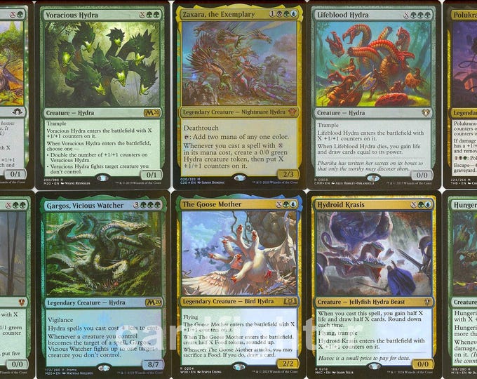 Custom Hydra Tribal Commander EDH Deck - Zaxara, the Exemplary - MTG ...