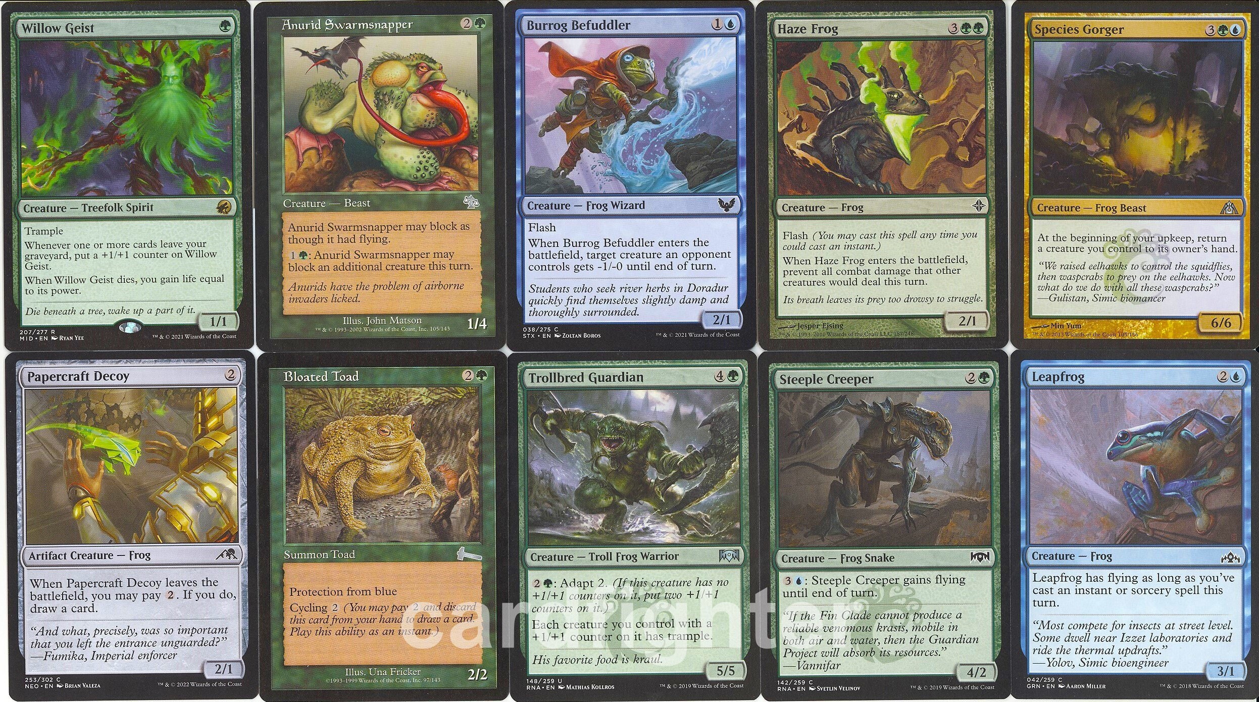 Frog Tribal Commander EDH Deck Grolnok, the Omnivore Mill MTG Magic - Etsy Frog Tribal Commander EDH Deck Grolnok, the Omnivore Mill MTG Magic - Etsy