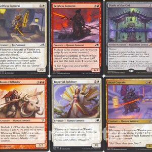 Custom Samurai Tribal Commander EDH Deck Isshin, Two Heavens as One MTG ...