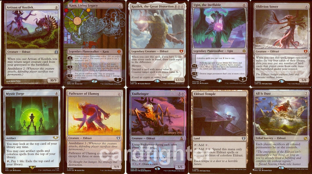 Custom Eldrazi Tribal Commander EDH Deck - Kozilek, the Great ...