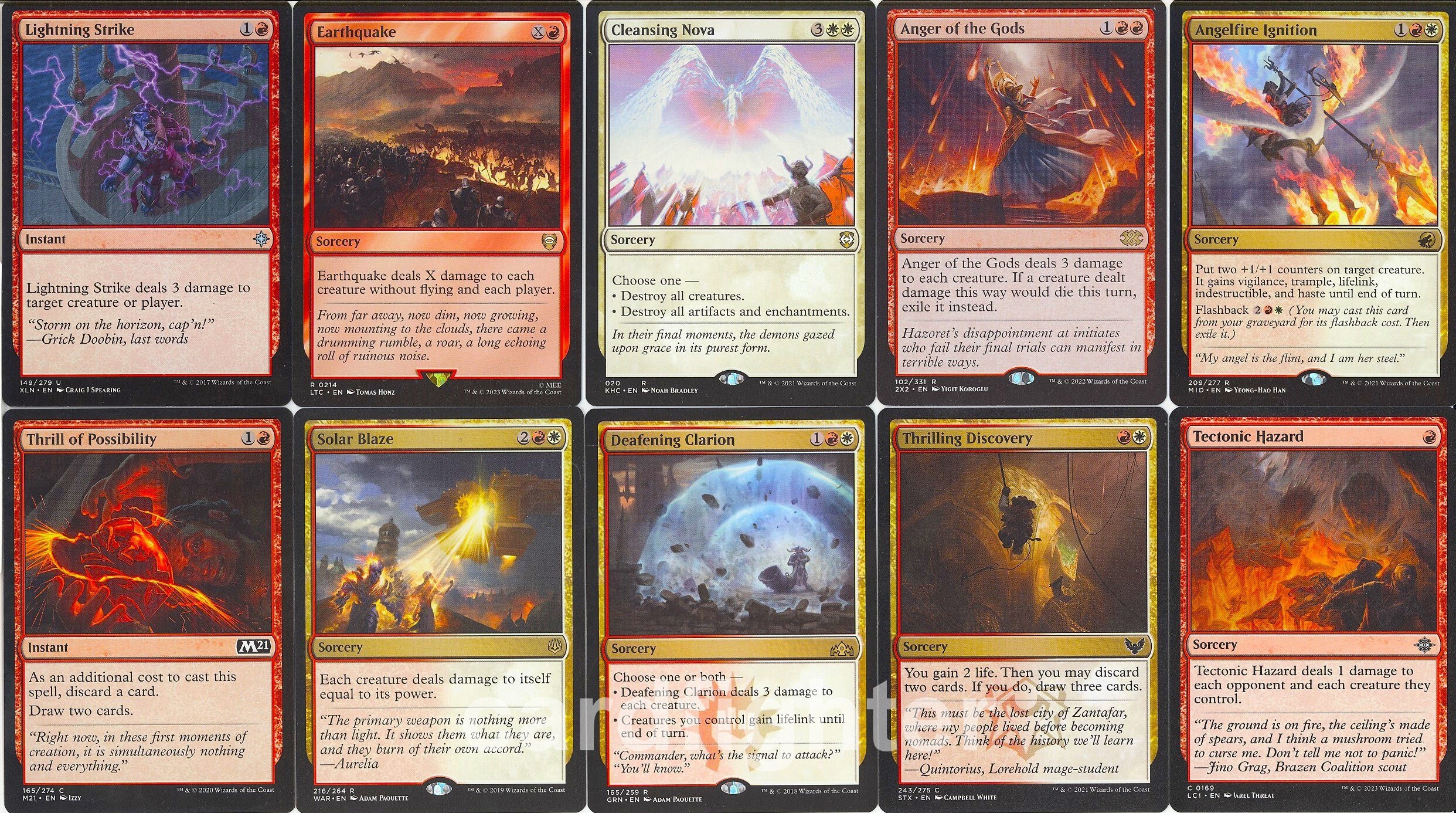 Angel Tribal Commander EDH Deck Aurelia, the Warleader MTG Magic - Etsy