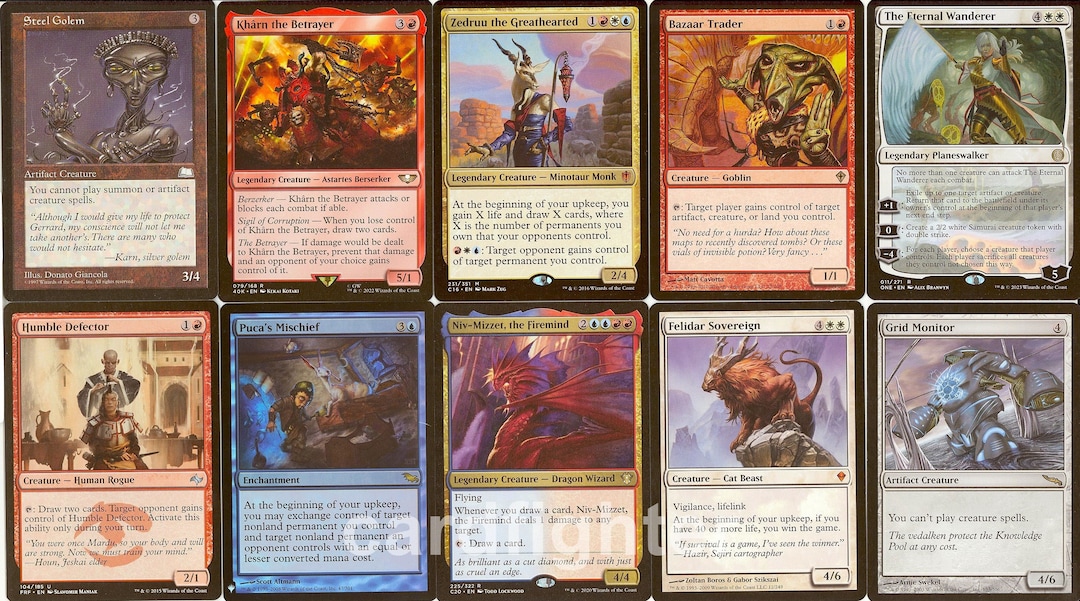 Zedruu the Greathearted Chaos Commander EDH Deck - Bazaar Trader - MTG ...