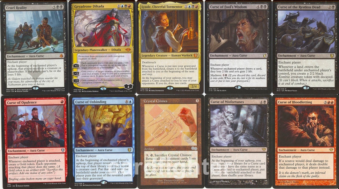 Curses Commander EDH Deck - Lynde, Cheerful Tormentor - Fool's Wisdom ...