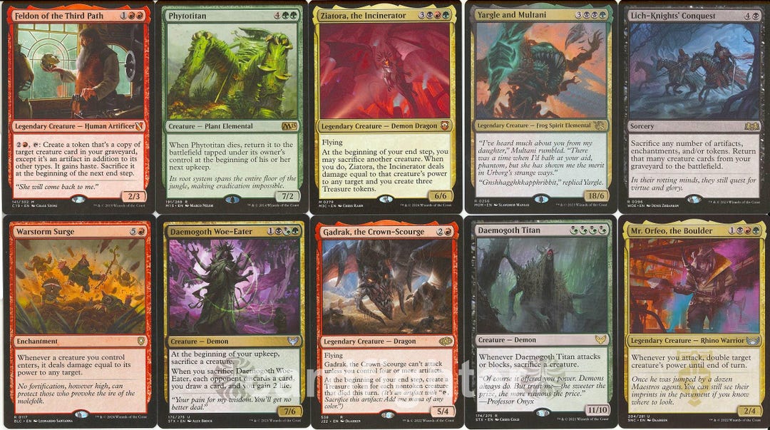 Custom Fling Treasure Commander EDH Deck - Ziatora, the Incinerator ...