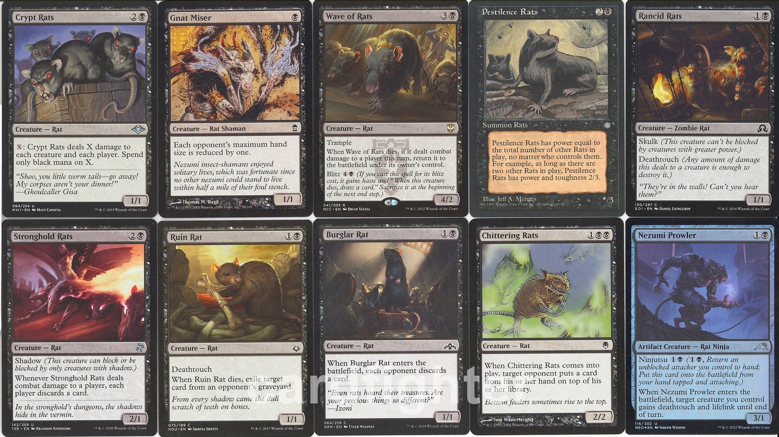 Rats Tribal Commander EDH Deck Marrow-gnawer MTG Magic - Etsy Rats Tribal Commander EDH Deck Marrow-gnawer MTG Magic - Etsy