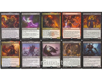 Mtg Demon Commander Deck - Etsy