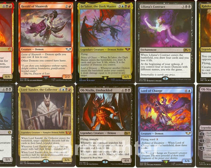 Custom Demon Tribal Commander EDH Deck - Be'lakor, the Dark Master ...