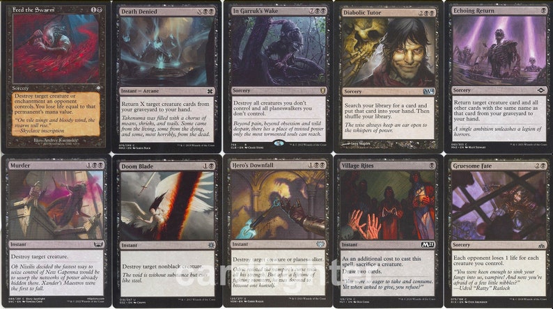 Rats Tribal Commander EDH Deck Marrow-gnawer MTG Magic - Etsy Rats Tribal Commander EDH Deck Marrow-gnawer MTG Magic - Etsy