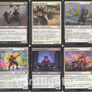 Custom Samurai Tribal Commander EDH Deck Isshin, Two Heavens as One MTG ...