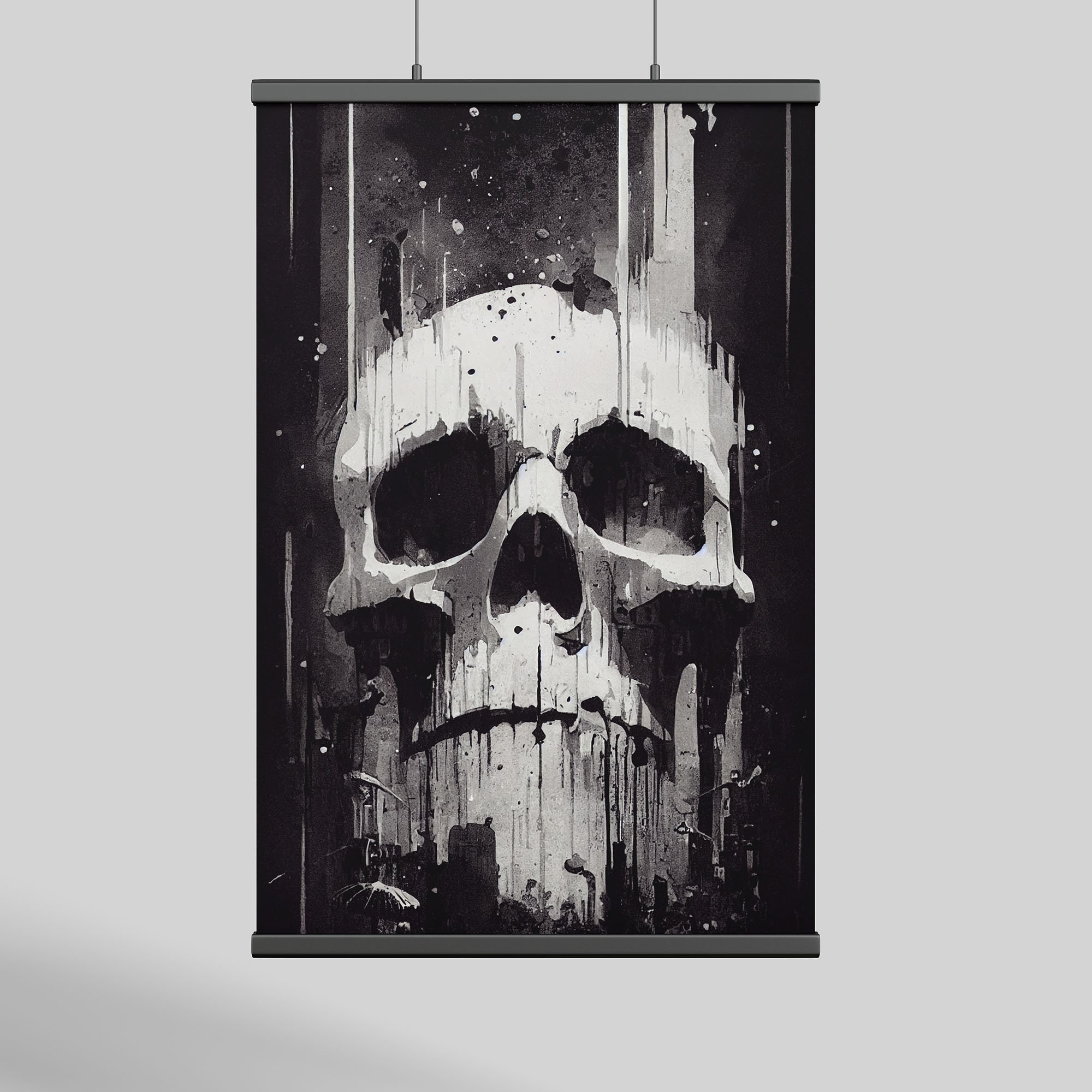 Skull Printable Wall Art, Skull Wall Art, Skull Wall Decor, Skull Print ...
