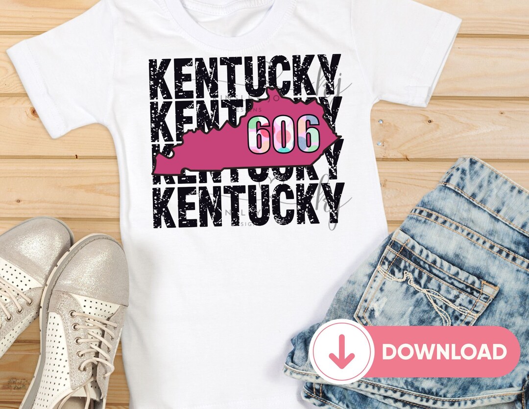 Kentucky KY 606 State Polka Dot PNG Digital Download File - Etsy