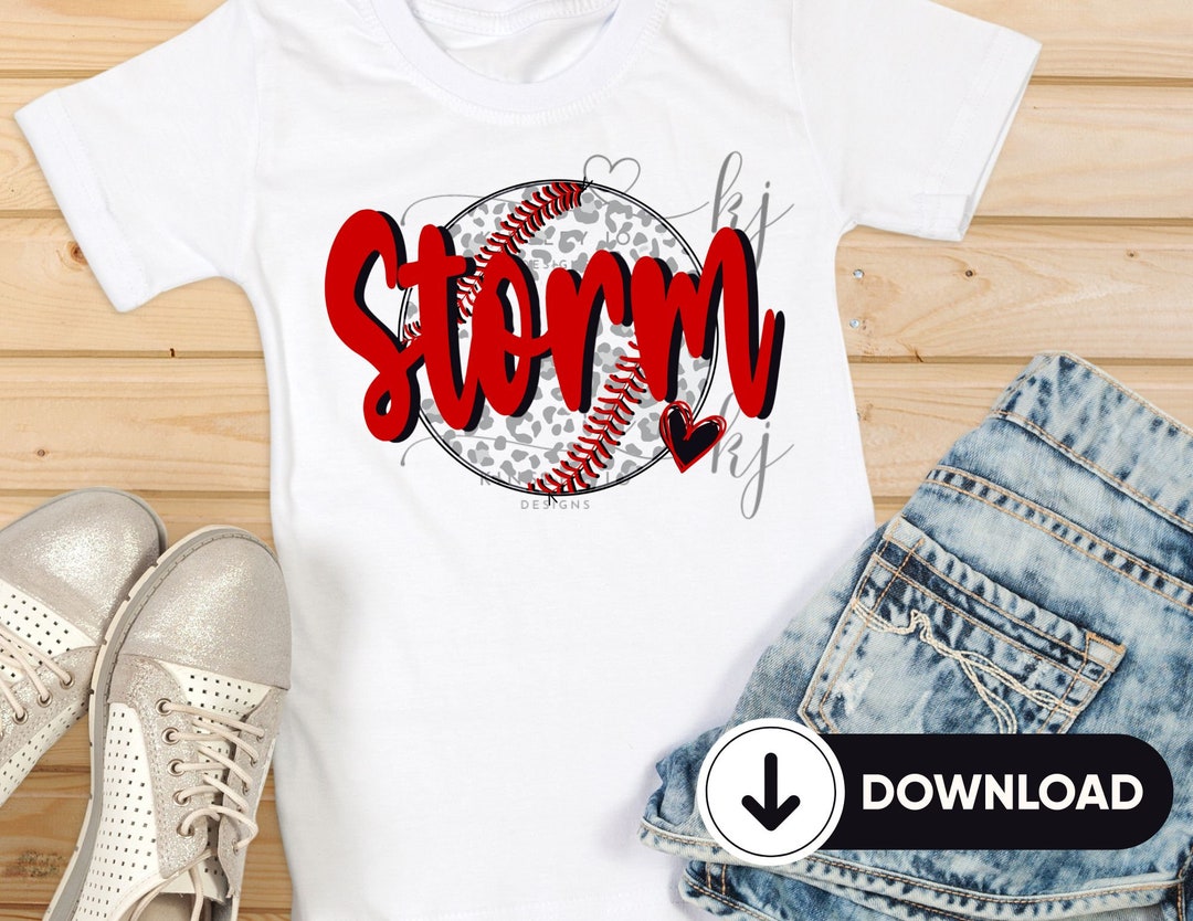 Storm Baseball Tball Digital Download PNG File - Etsy
