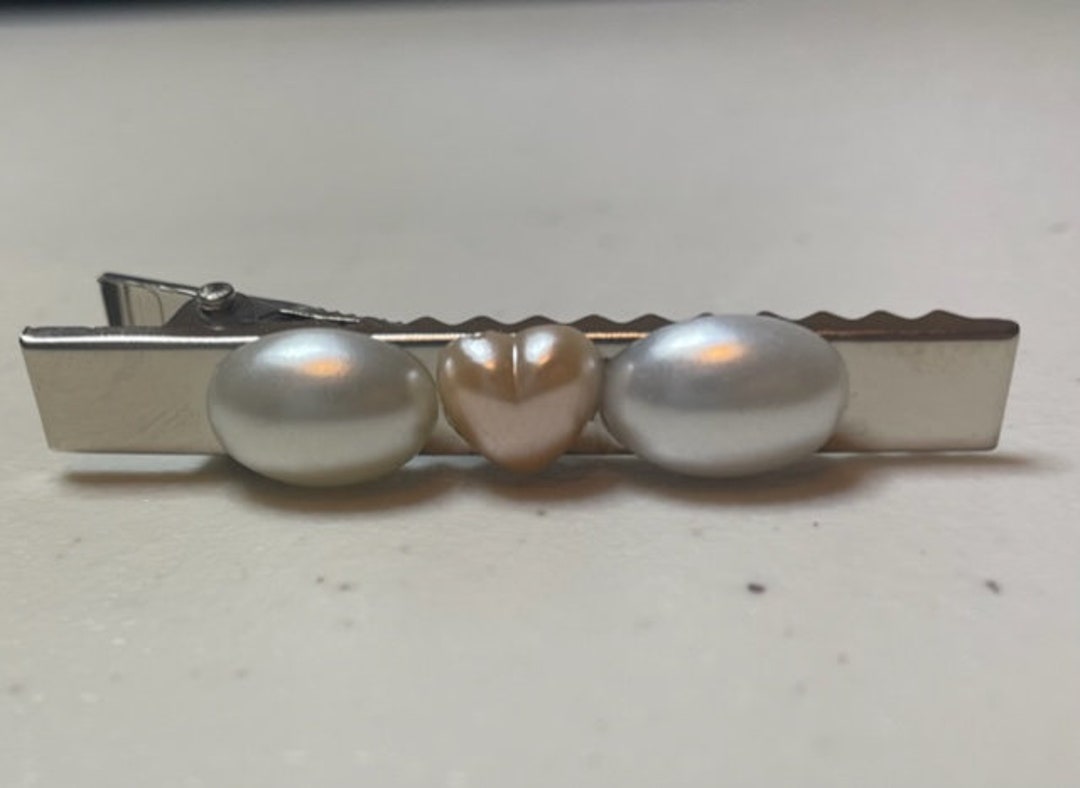 Puffy Heart Hair Clip - Etsy