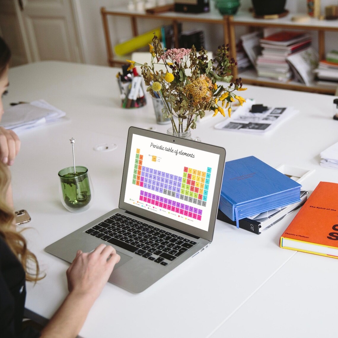 Digital Periodic Table Poster, Pritable Pdf, Science, Science Poster - Etsy