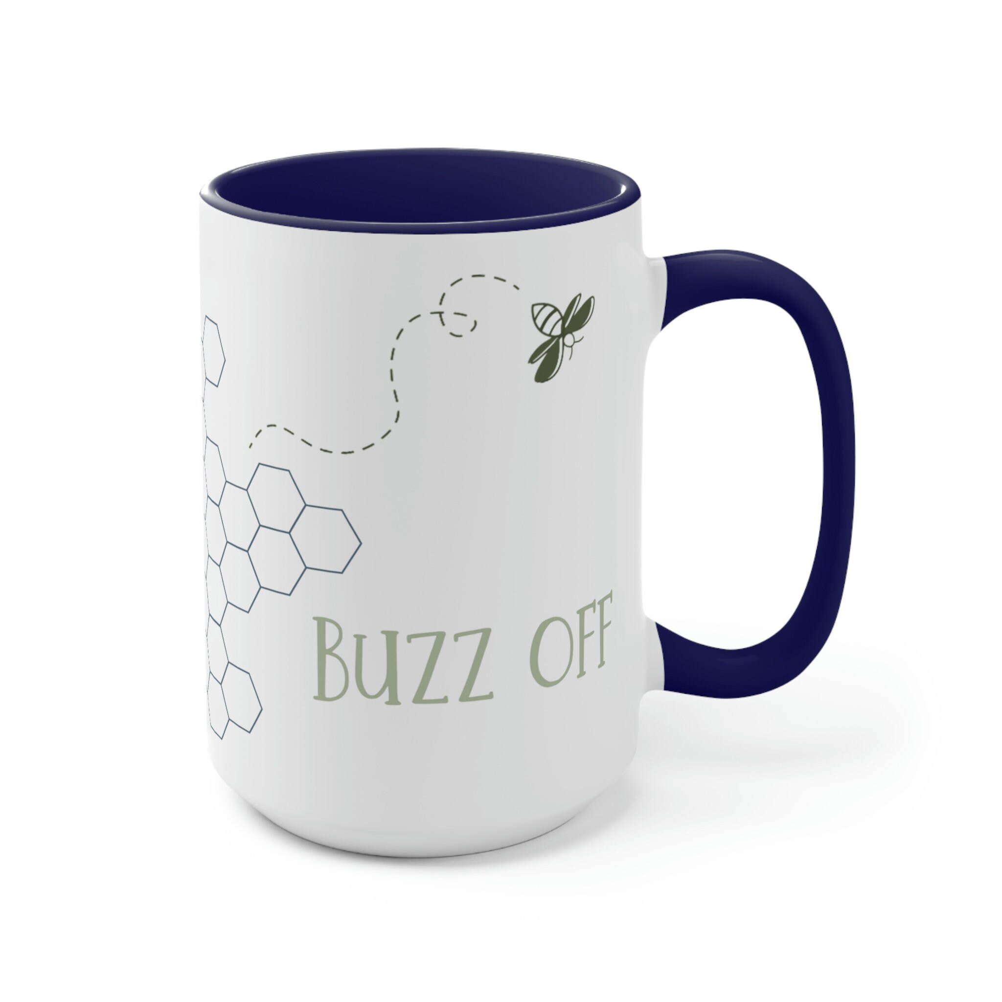Buzz Off, Bees, Nature, Honey Combs, Honey, Two-tone Coffee Mugs ...