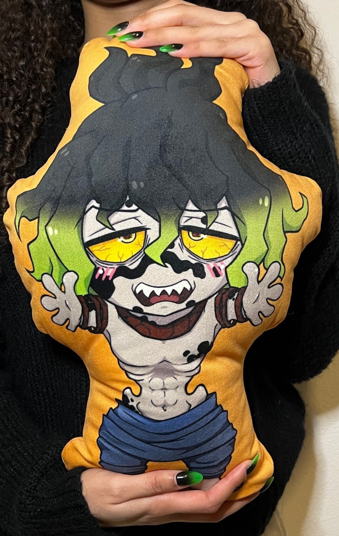 Gyutaro Plush Throw Pillow - Etsy