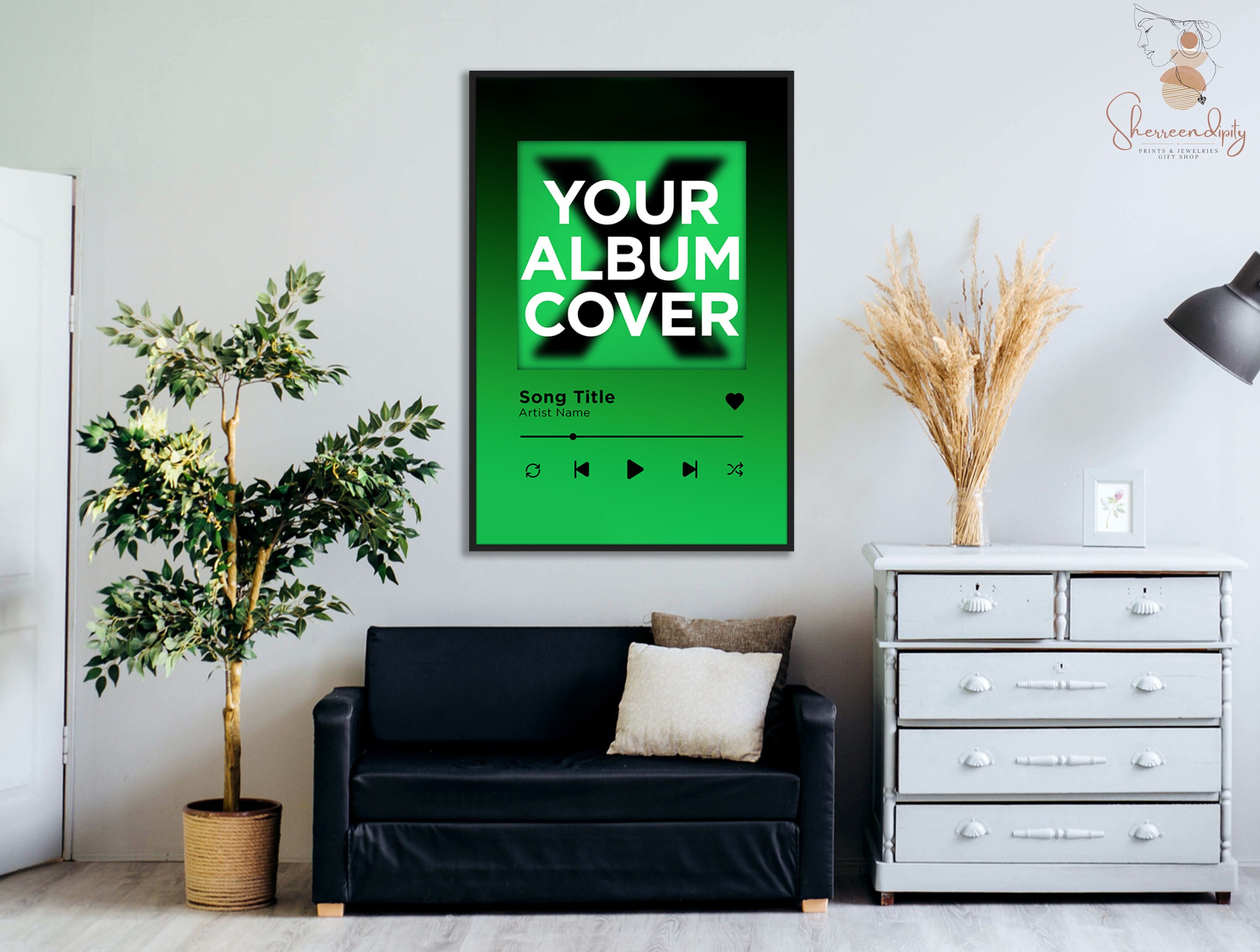 Custom Music Canvas, Album Poster for Music Lover Birthday Gift, Music ...
