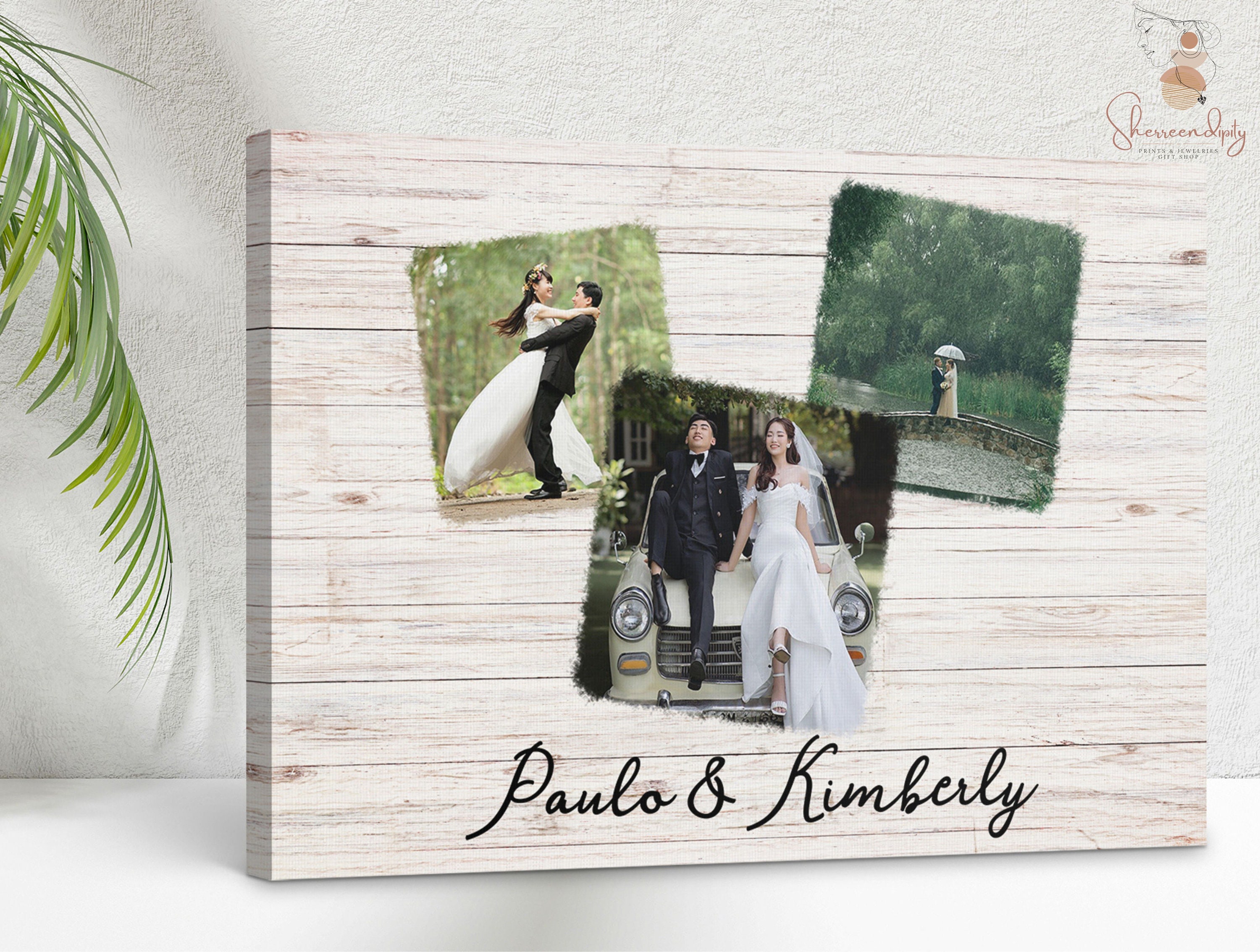 Custom Collage Canvas, Custom Photo Collage Poster for Family Christmas ...