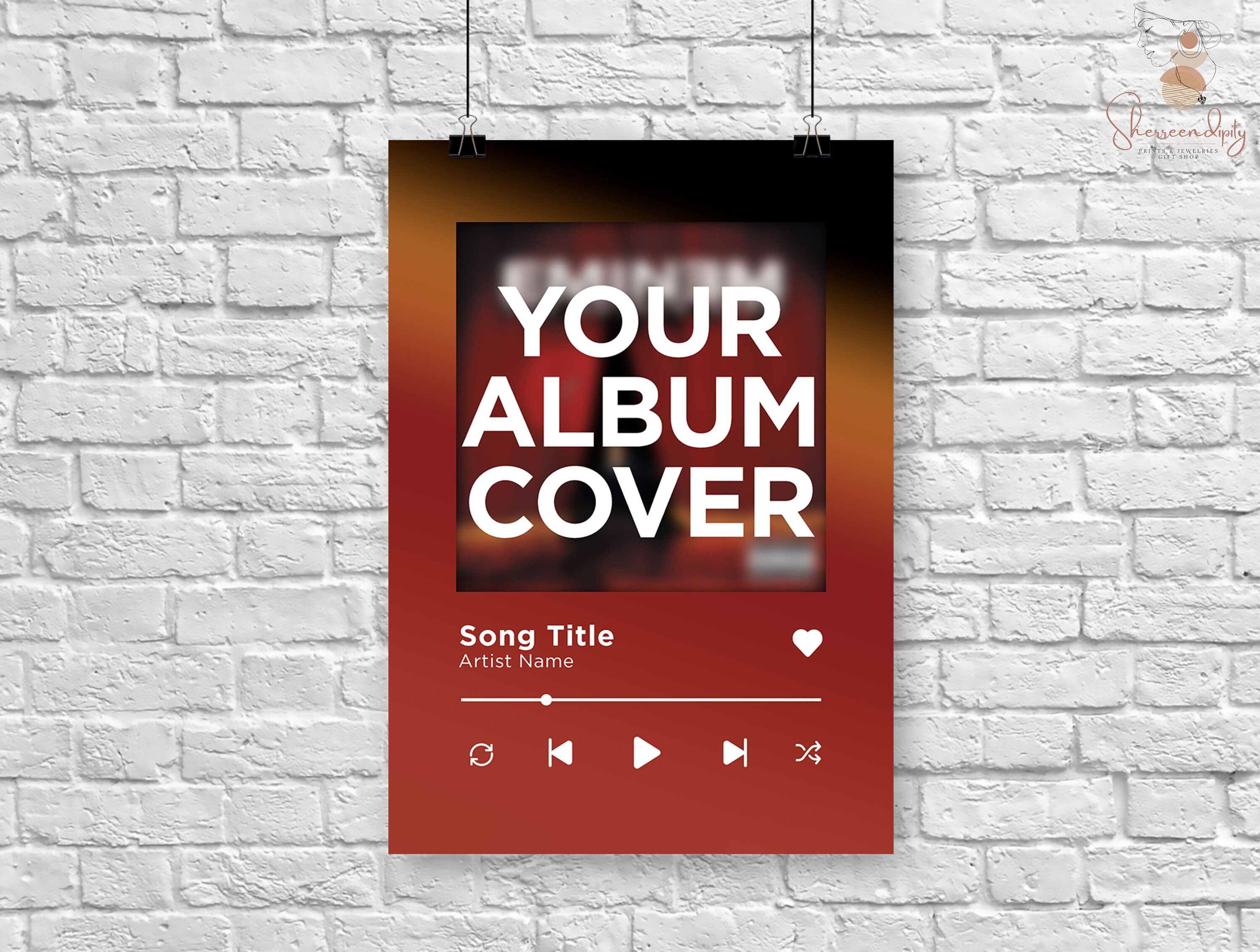 Custom Music Canvas, Album Poster for Music Lover Birthday Gift, Music ...
