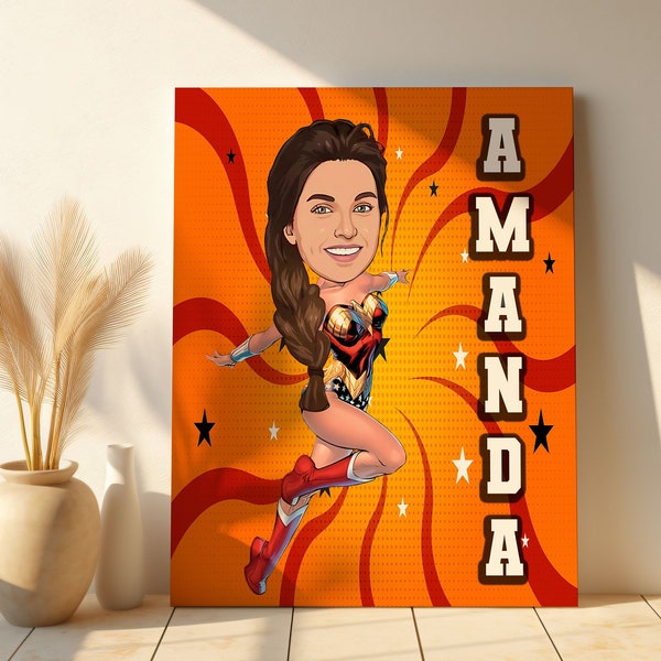 Superhero Pop Art - Etsy